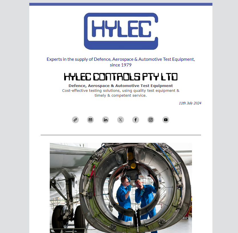 Defence, Aerospace & Automotive Latest News | Hylec Controls