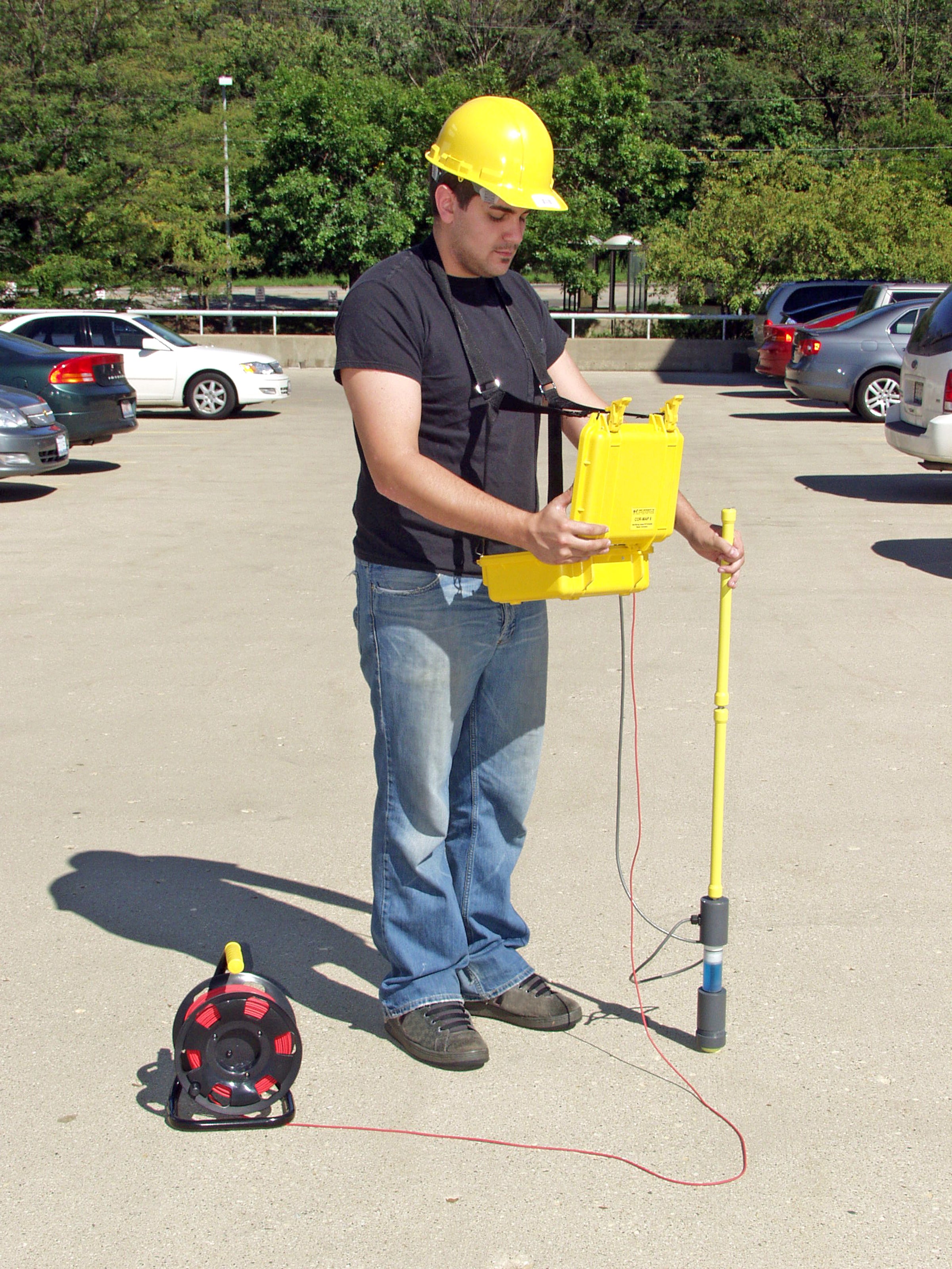 COR-MAP II ® advanced half cell potential system for locating areas of ...